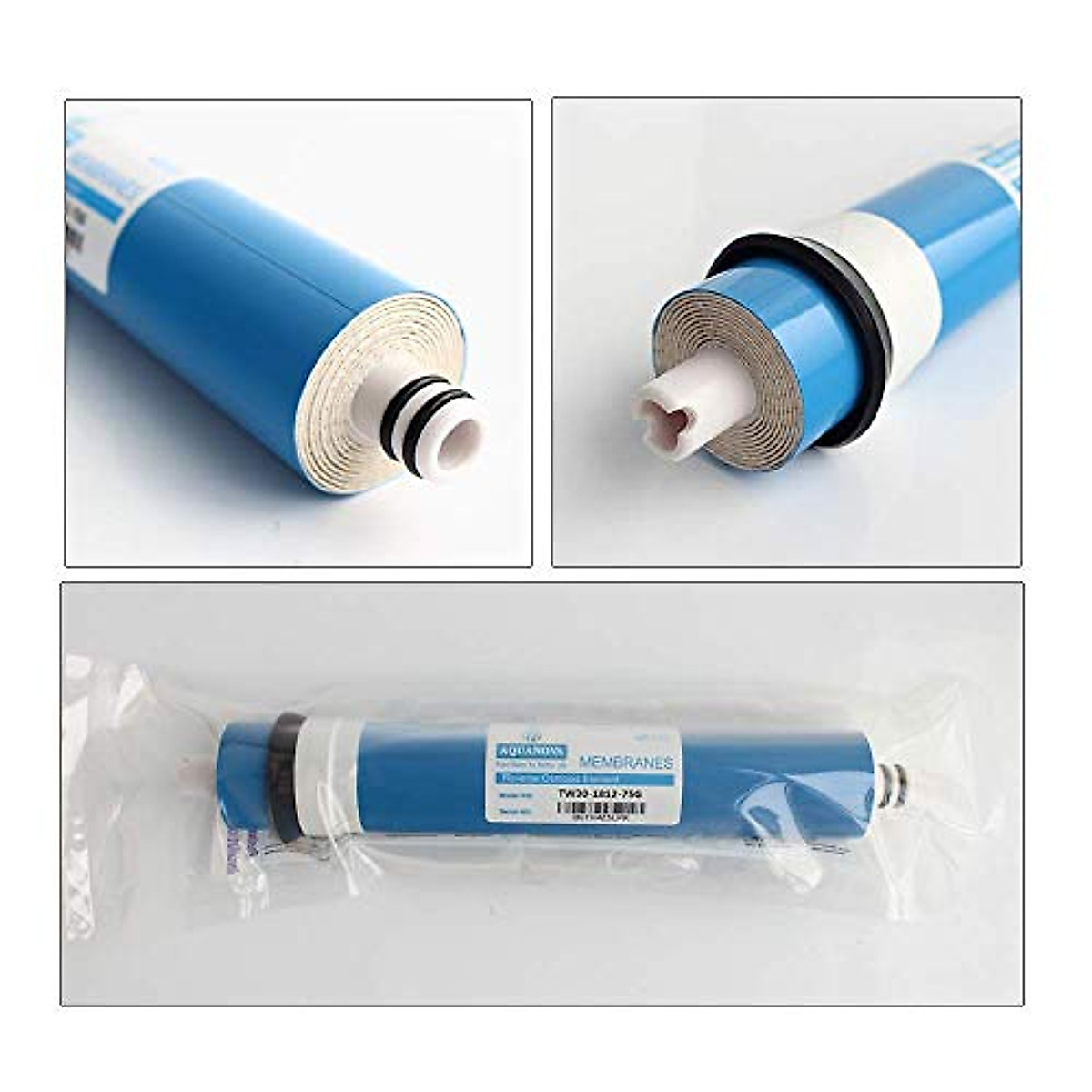 75GPD Reverse Osmosis Membrane Filter Replacement - For RO Under Sink Water Purification Filtration System | Manufactured from LG Sheets | 11.75” X 1.8” | 75GPD