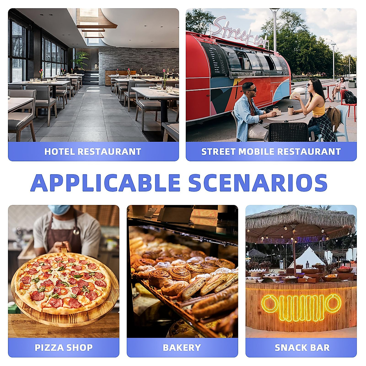 JINSONG 72" Refrigerator Sandwich & Salad Prep Table, Stainless Steel Refrigerated Food Prep Station, 20 cu. ft with Cutting Board and 30 Pans for Restaurants, Bar, Shops, etc