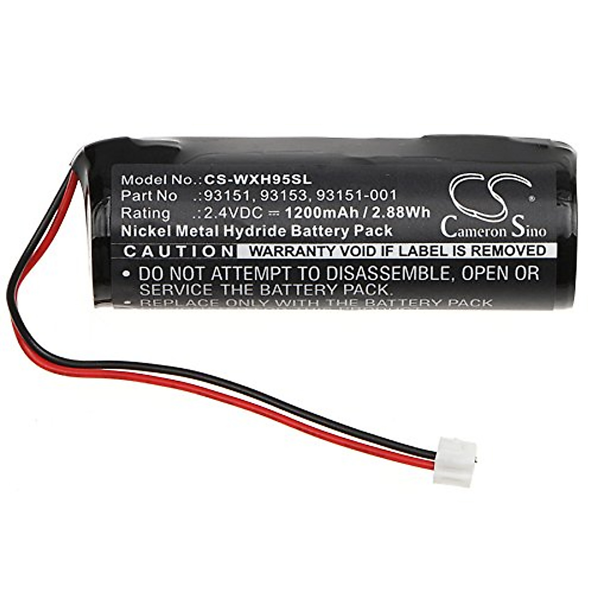 Aijos 2.4V Battery Replacement for Wahl 93151, 93151-001, 93153 Pro 9550, Sterling Eclipse 8725
