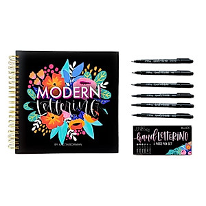 June & Lucy Calligraphy Kit for Beginners - Calligraphy Pen Set with Calligraphy Workbook
