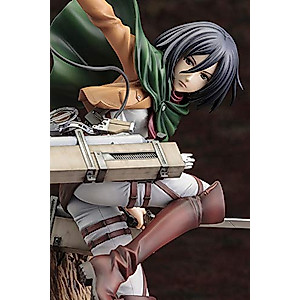 Kotobukiya Attack On Titan: Mikasa Ackerman (Renewal Package Variant) ArtFX J Statue, Multicolor