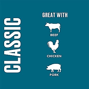 Kingsford 32079 Original Charcoal Briquettes with Hickory, 8 lb, Black