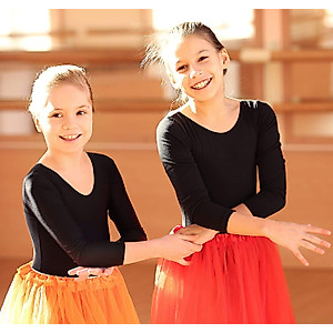 Dancina Toddler Leotard Long Sleeve Little Girls Team Basics First Gymnastics 4 Red