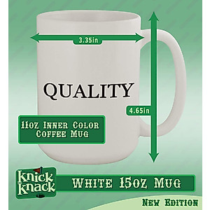 Knick Knack Gifts got officiator? - 15oz Ceramic White Coffee Mug, White