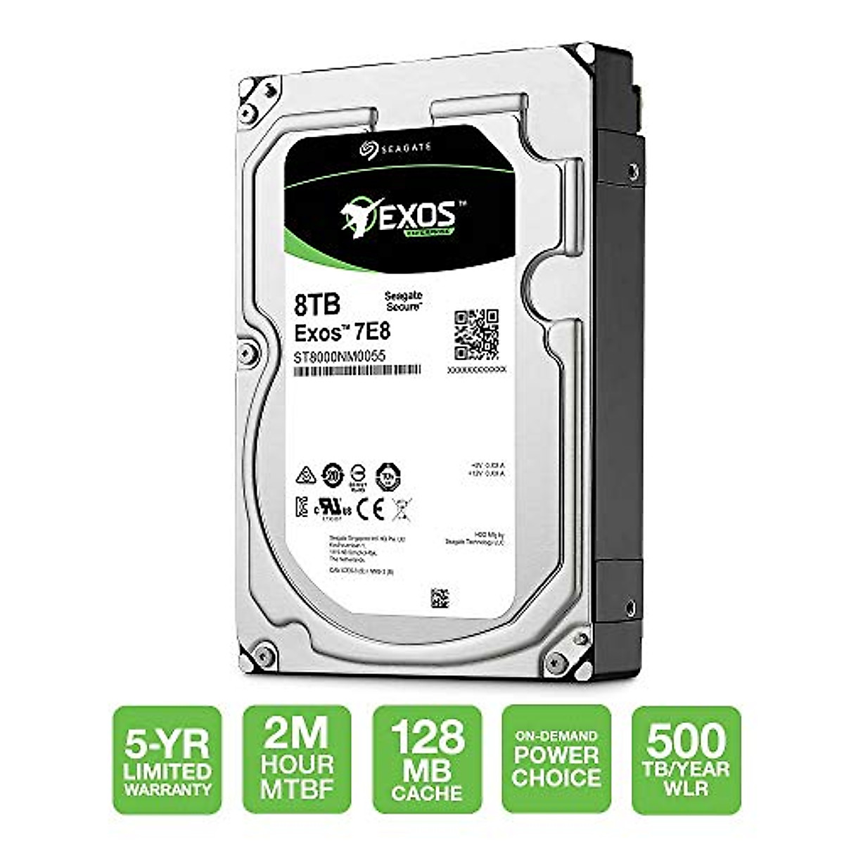 Seagate Exos 7E8 4TB 512n SATA 128MB Cache 3.5-Inch Enterprise Hard Drive (ST4000NM0035)