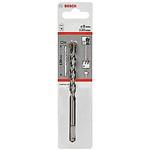 Bosch 2608596157 SDS-Plus Pilot Drill Bit for Arbor, Hex Adapter, 8mm x 120mm