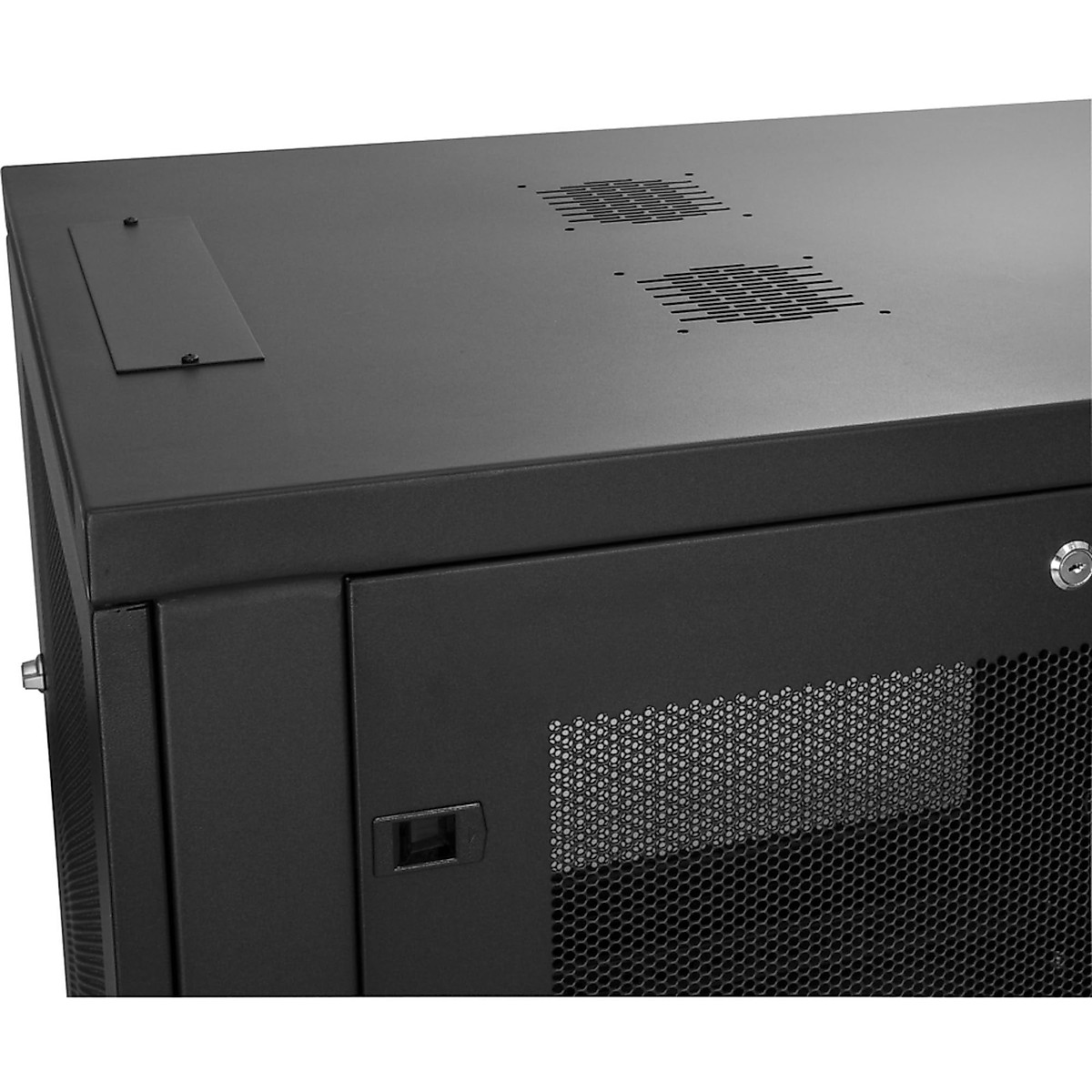 StarTech.com 2-Post 6U Wall Mount Network Cabinet w/ 1U Shelf, 19" Wall-Mounted Server Rack for IT / Data Computer Equipment