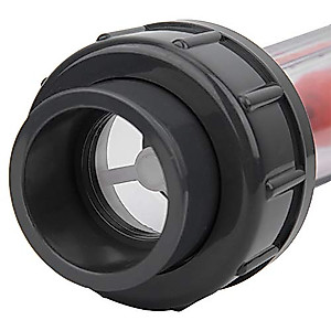 LZS-32（D）Liquid Flowmeter 0.4-4 Tube Type Liquid Flowing Meters Plastic Flat Interface Waterflow Controllers Transparent Water Rotameter Hydraulic Valve Fittings