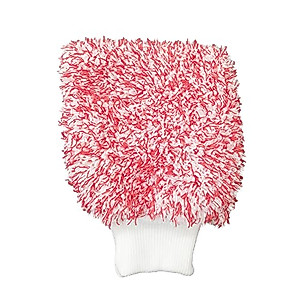 AuoCare Car Wash Mitt, 3 Pack Premium Cyclone Microfiber Washing Gloves, 3 Colors