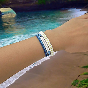 Miiras Job Handmade Bracelet for Women - Best Gaming Manager Ever - White FL-BU - Made of Braided Rope and Stainless Steel - Gift for Gaming Manager