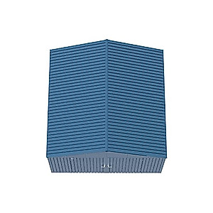 Arrow Shed Elite 12' x 12' Outdoor Lockable Gable Roof Steel Storage Shed Building, Blue Grey