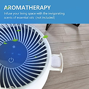 KEEPOW 30 Pack Aroma Pads Refills Compatible with LEVOIT Core Mini/LV-H128 Air Purifier, Essential Oil Pads Replacement Aromatherapy Refill Pads