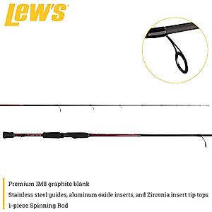 Lew's KVD Series 7'2"-1 Med Light Extra Fast Spinning Rod