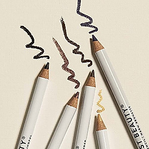 Honest Beauty Vibeliner Pencil Eyeliner Harmony (Bronze) | With Jojoba Oil, Meadowfoam Oil, & Macadamia Nut Oil | With built-in smudger, 0.038 Ounce
