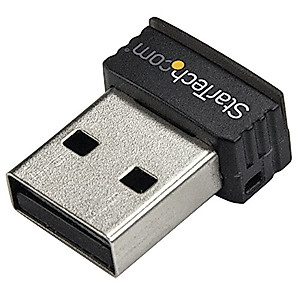StarTech.com USB 150Mbps Mini Wireless N Network Adapter - 802.11n/g 1T1R Wi-Fi Adapter (USB150WN1X1)