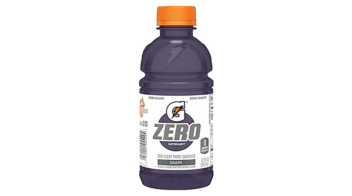 Gatorade Zero Grape - Zero Sugar Electrolyte Hydration, Pack of 24