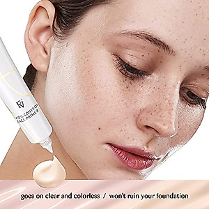 FV Primer, Makeup Hydrating Face Primer for All Skin Tones with Matte Finish, Long-lasting Smooth Silky Oil Absorbing Anti-Shine Blurring Foundation Primer 1 Fl Oz(30ml)