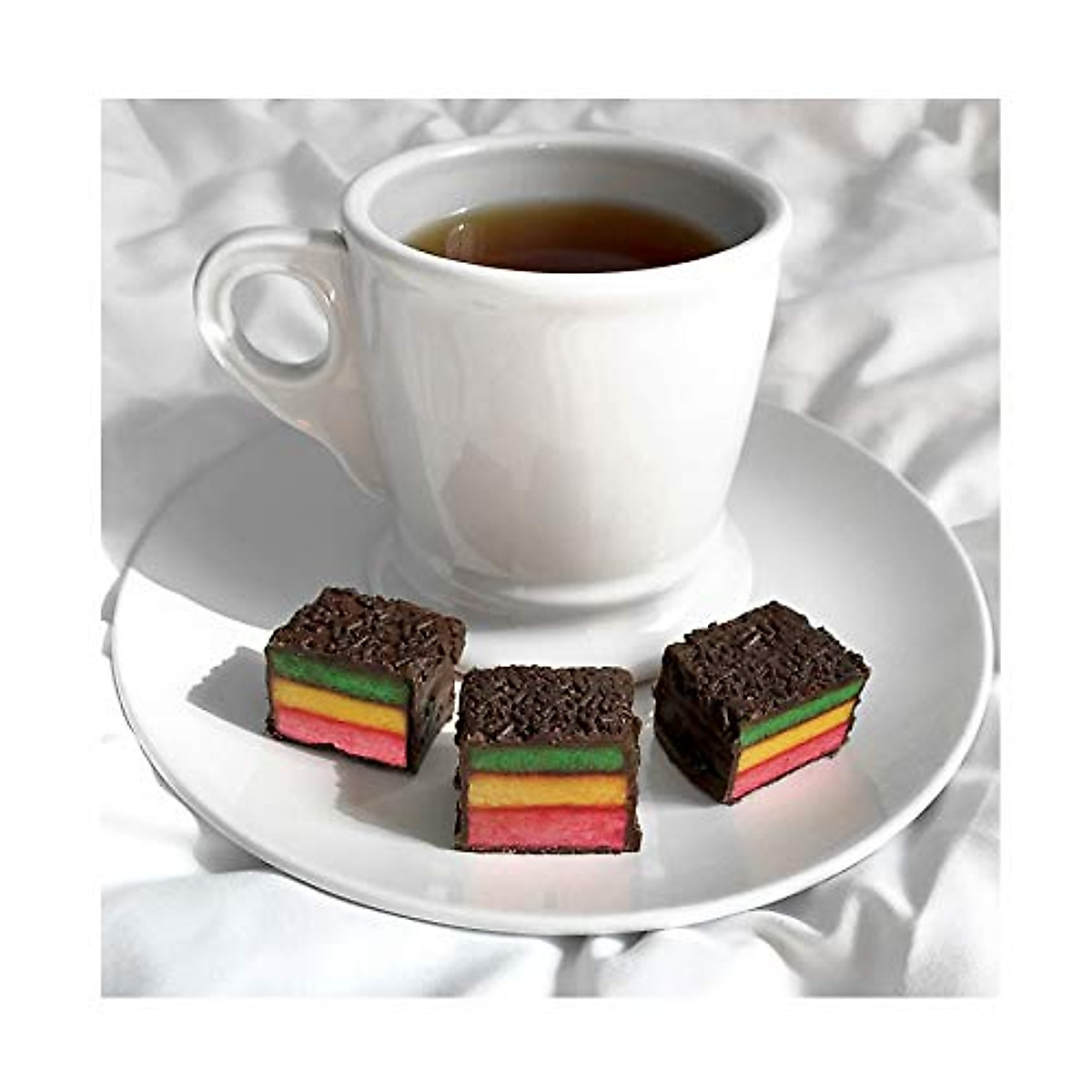 The Original Cakebites by Cookies United, Grab-and-Go Bite-Sized Snack, Italian Rainbow, 12 Pack of 3 Cookies