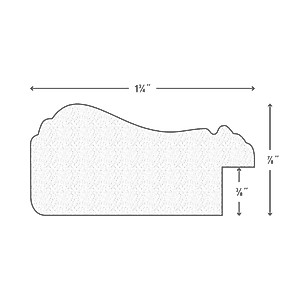 Craig Frames Redcourt, 20x24 Picture Frame, Deep Cherry Red