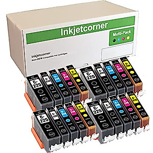 Inkjetcorner Compatible Ink Cartridge Replacement for PGI-225 CLI-226 PGI225 CLI226 for use with MX882 MX892 MG5320 MG5220 MG5120 iP4920 (4 Big Black 4 Small Black 4 Cyan 4 Magenta 4 Yellow, 20-Pack)