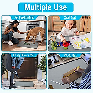 Fashionwu Sink Mat, 34’’ x 22’’, Grey