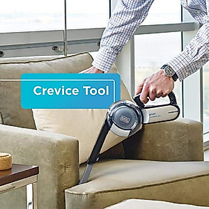 BLACK+DECKER 20V Max Handheld Vacuum, Cordless, Grey (BDH2000PL)