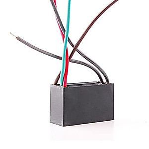 CNCYEAH Ceiling Fan Capacitor 1PCS 4uf+4uf+2.5uf 250V/300V CBB61 Start Run Ceiling Fan Capacitor 5 Wire Replacement Parts