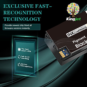 Kingjet Compatible Ink Cartridge Replacement for HP 950 951 950XL 951XL Work with Officejet Pro 8600 8610 8620 8100 276dw 251dw Printers (Black/Cyan/Magenta/Yellow)