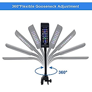 VARMHUS Aquarium lED Light,Fish Tank Light, Plant Light (4.8W, Black)