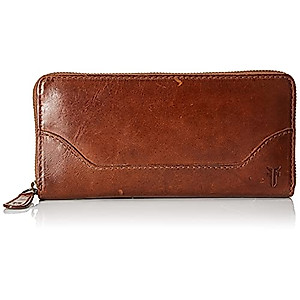 Frye womens Melissa Zip Wallet, Cognac, One Size US
