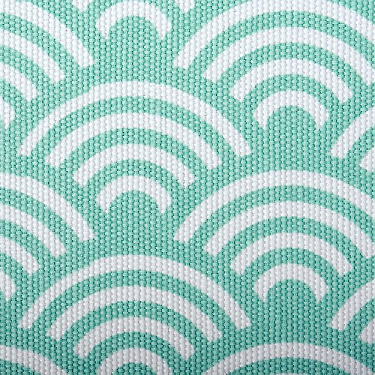 DII Collapsible Hard Sided Bin, Waves, Aqua, Large