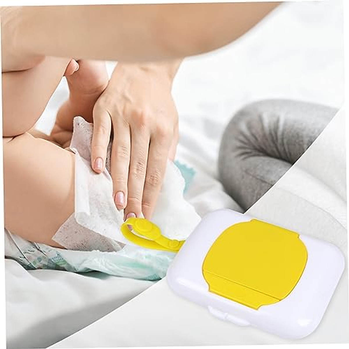 Zerodeko 2pcs Baby Wipes Box Toilet Stand Portable Stroller Hanging Paper Towel Holder Wipes Case Diaper Wipe Case Wipe Bag Holder Outdoor Tissue Case Wipes Holder Box Wet Wipes Box Outdoor