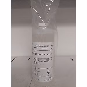 Phosphoric Acid 85% I H3PO4 85% Solution I for All Acid Cleaning I Rust Remover I LimeRemover I Scale Remover I Safe to Used on Most Metals - Made in USA - Size: 16 fl lz
