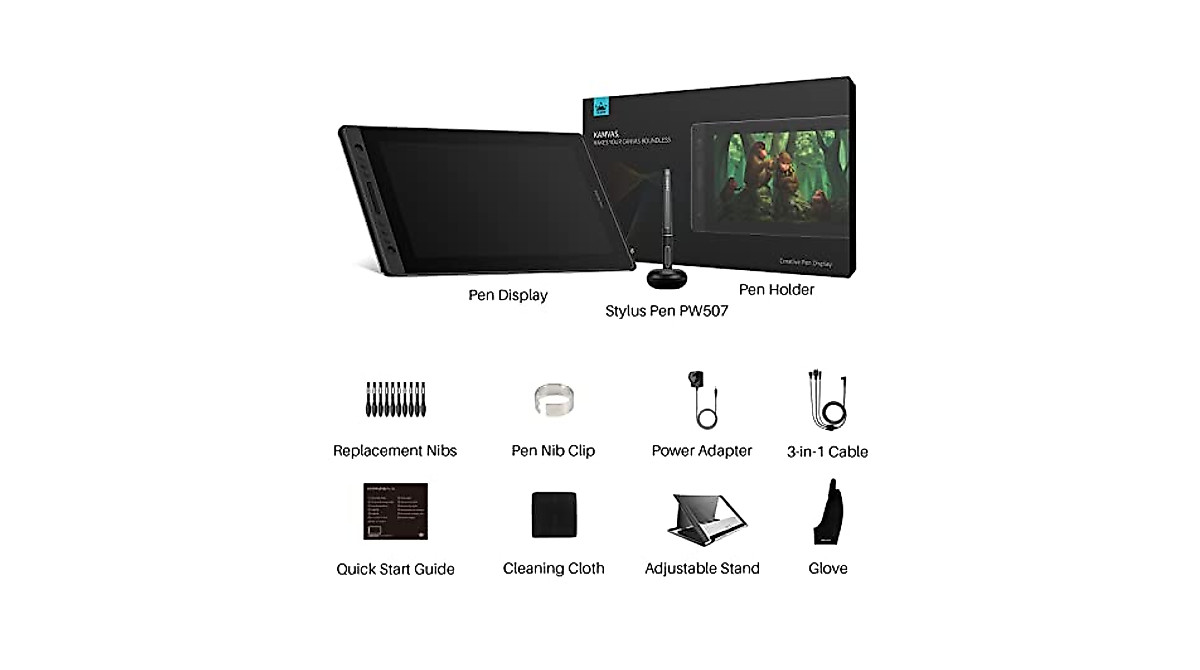 HUION KAMVAS Pro 16 Graphics Tablet – Create with Precision