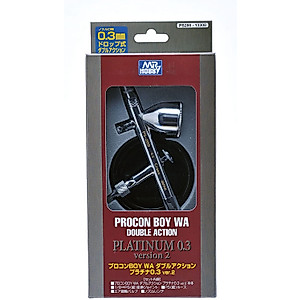 GSI Creos Mr. Procon Boy WA Platinum Airbrush with Air Up System, 0.3mm