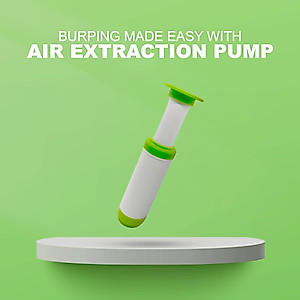 Burp Lids Single Manual Pump for Curing, Harvesting, Manual Burping, Fit's All Burp Lids