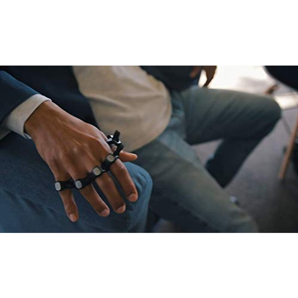 Tap Strap 2, Bluetooth (Large) Compatible with iPad