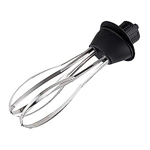 Restaurantware Hi Tek Stainless Steel Whisk - Fits Variable Speed Immersion Blender - 10" - 1 count box,Silver