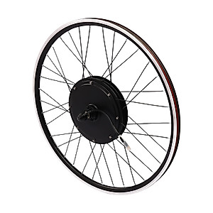 RIAHNEAH 700CC 48V E-Bicycle Conversion Kit, 1200W Front Wheel Electric Bicycle Pedal Assist Sensor Hub Conversion Kit, Motor Kit Universal Motor Wheel Kit with LCD Instrument