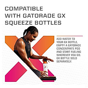 Gatorade Gx Hydration System, Non-Slip Gx Squeeze Bottles Or Gx Sports Drink Concentrate Pods (pack of 24)