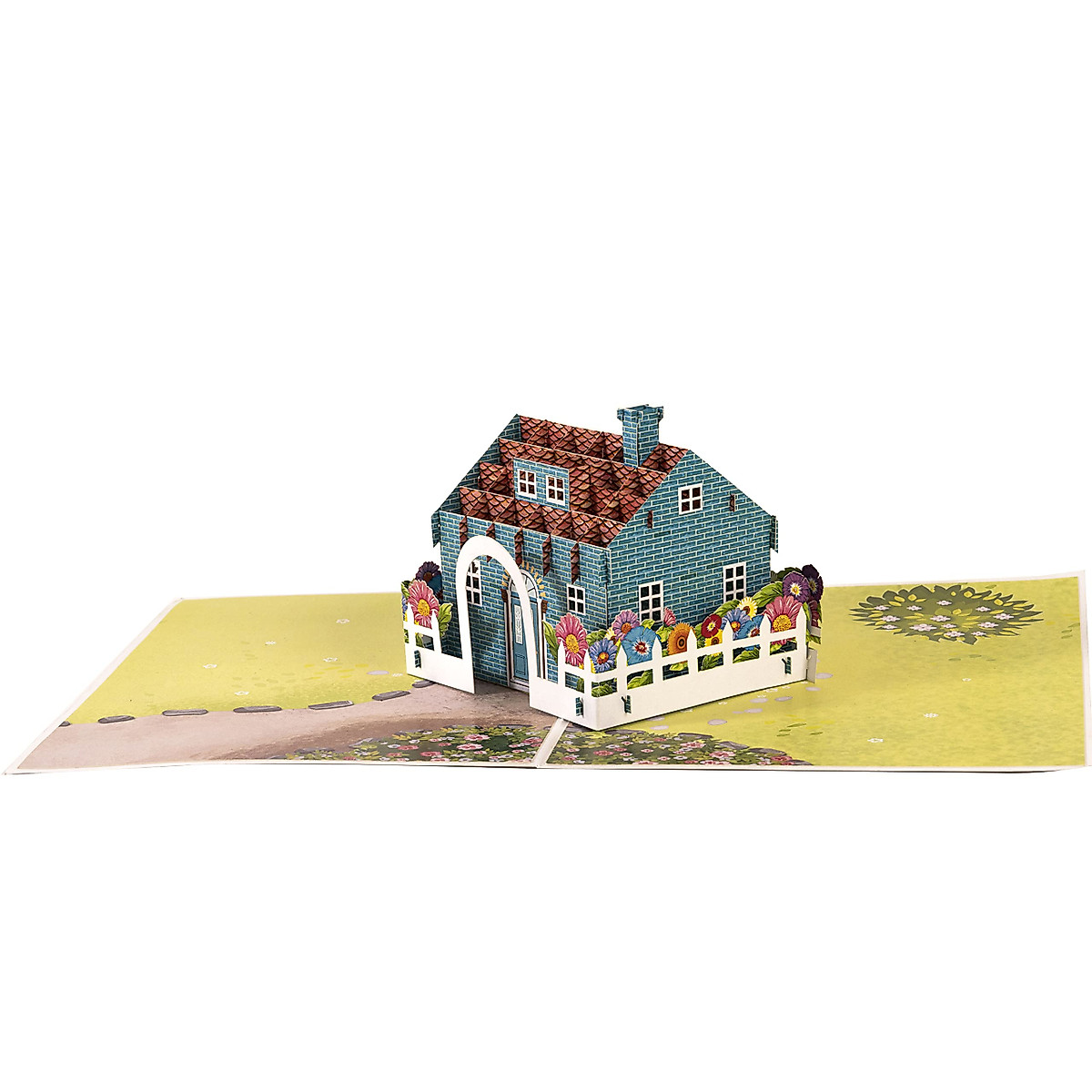 iGifts And Cards Home Sweet Home 3D Pop Up Greeting Card - Cool Housewarming Present, House Surprise Gift, Homeowner Appreciation, Homecoming Celebration, Welcome Neighbor, Moving Announcement - 6x8