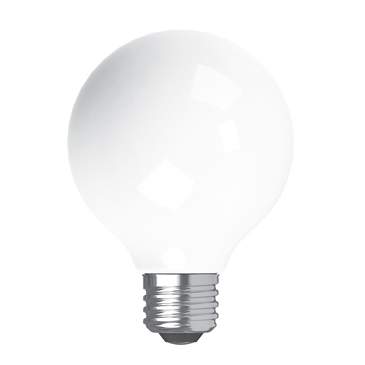 GE Refresh LED Light Bulbs, 40 Watt, Daylight, G25 Globe Bulbs, Frosted, Medium Base (3 Pack)