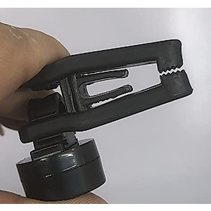 Seaweed Clips for Aquarium，Aquarium Choice Vegetable Feeding Clip，Seaweed Clip for Saltwater Fish - Never Rust (Black 1 Pack)