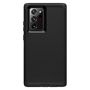 Defender Case Compatible with Samsung Galaxy Note20 Ultra Case 5G - Black