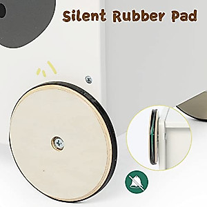 Panda Wooden Baby Push Walker - 2-in-1 Toddler Push & Pull Toys Learning Walker Stroller Walker with Wheels for Baby Girls Boys 1-3 Years Old