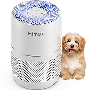 HIMOX Pets Air Purifiers for Allergies Bedroom 1086 Ft², H13 True HEPA Filter with Air Quality Sensors, Auto & Sleep Mode for Allergies Pets Hair Dander Smell and Dog Odor Dust Smoke Pollen, H08P-Pets