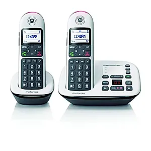 Motorola CD5012 CD5 Series Digital Cordless Telephone with Answering Machine (2 Handsets)