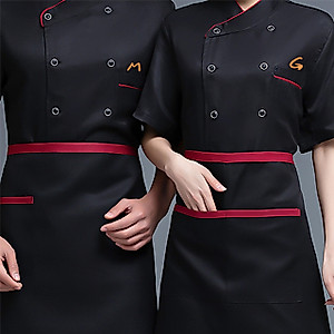 Personalized Chef Coat Short Sleeve/Long Sleeve Catering Shirt Custom Restaurant Work Uniform Food Service Chef Jacket