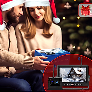 Backup Camera System for Trucks and RVs - 7-Inch Display with IP68 Waterproof Rear View Camera, IR Night Vision, and Easy Installation for Vehicles, Trailers, Campers, and Vans