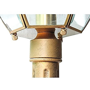 MODEBHD European Victoria Decoration Glass Lantern Outdoor Pillar Lamps Column Light Waterproof Table Lamp Lawn Garden Lights Aluminum Street Post Light Courtyard Garden Terrace E27